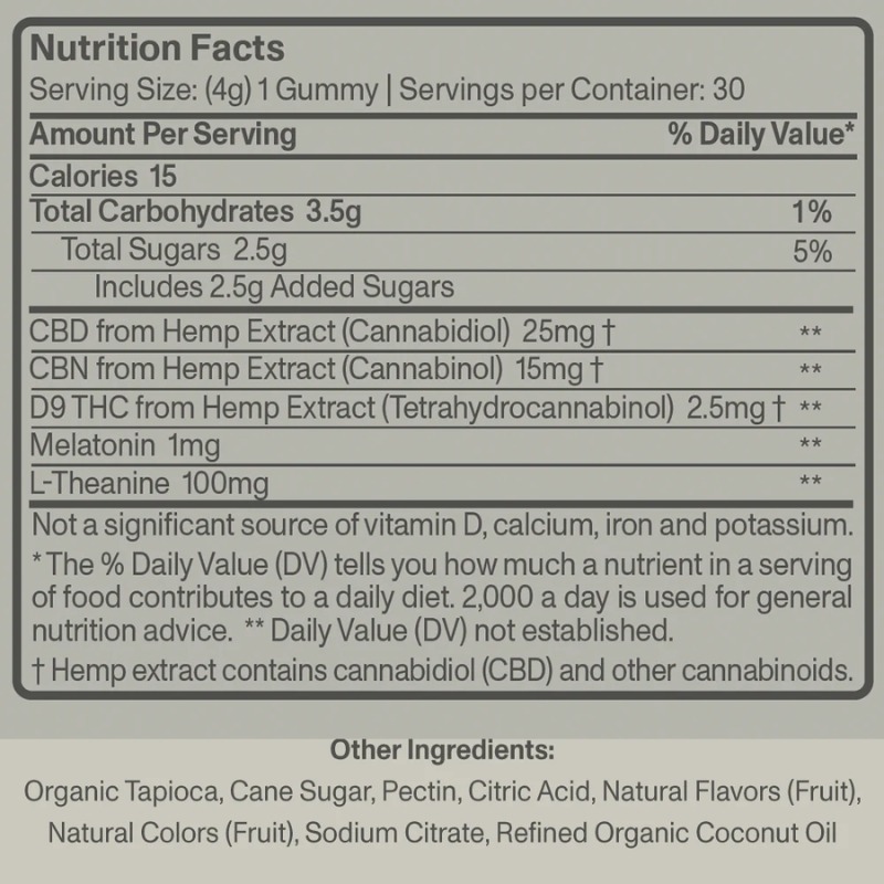 FOCL Deep Sleep gummies - PerformixHouse.com
